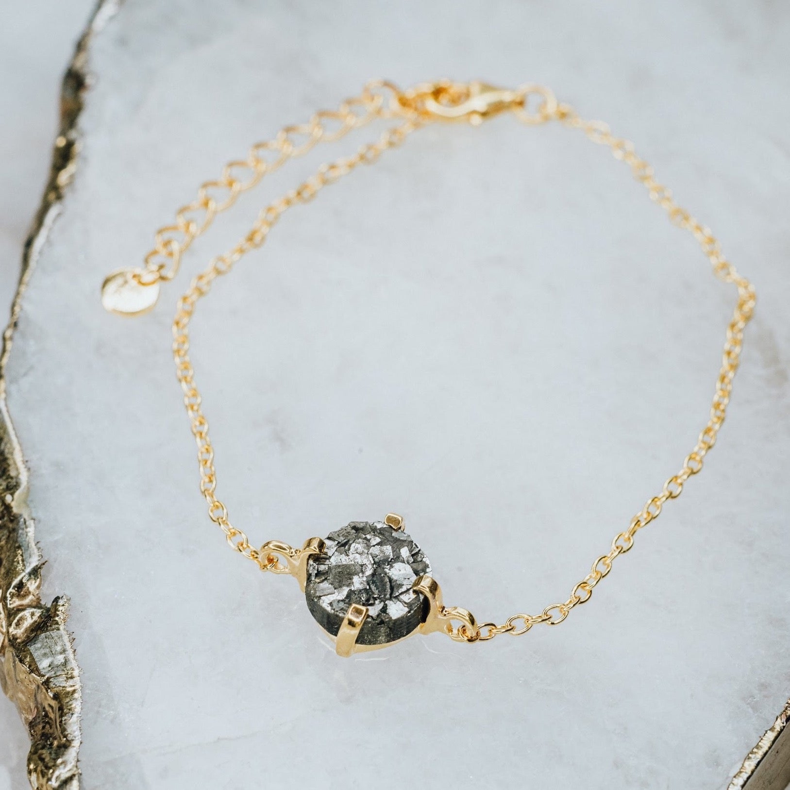 Pyrite bracelet – Lindeza Jewelry